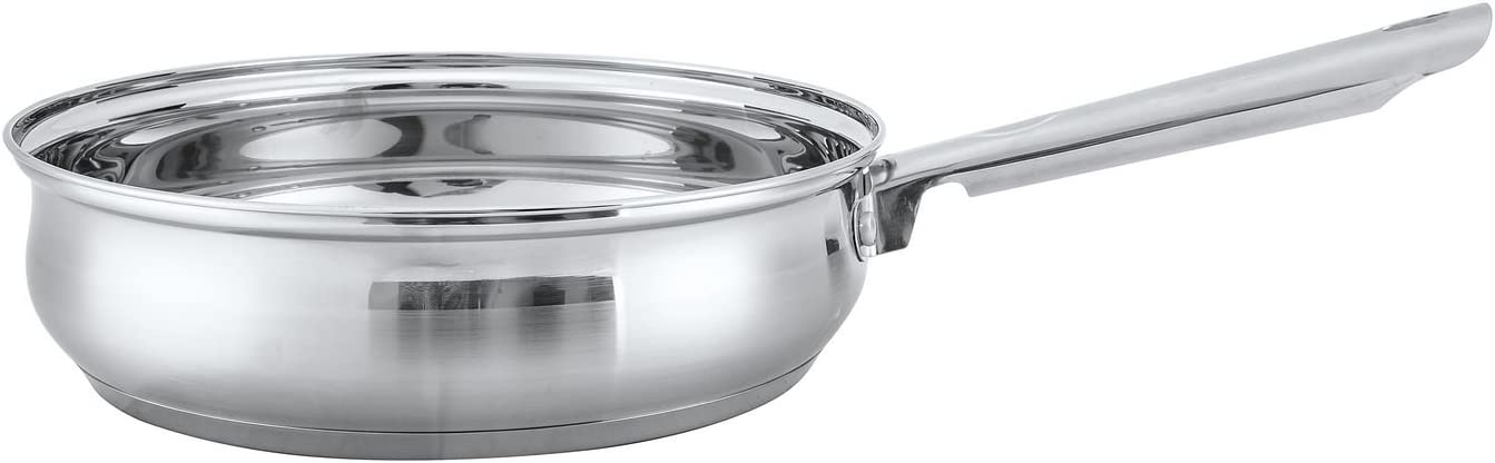 Alpine Cuisine Cookware Set 12-PC Belly Shape - Stainless Steel Cookwa